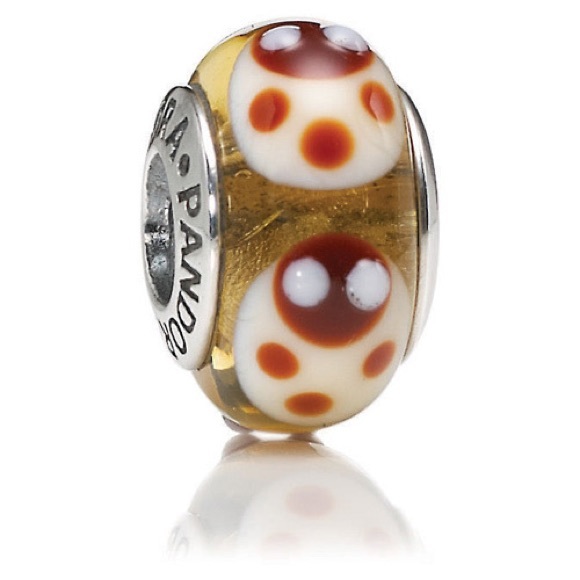 Pandora | Jewelry | Pandora Gold Ladybugs Murano Glass Bead | Poshmark